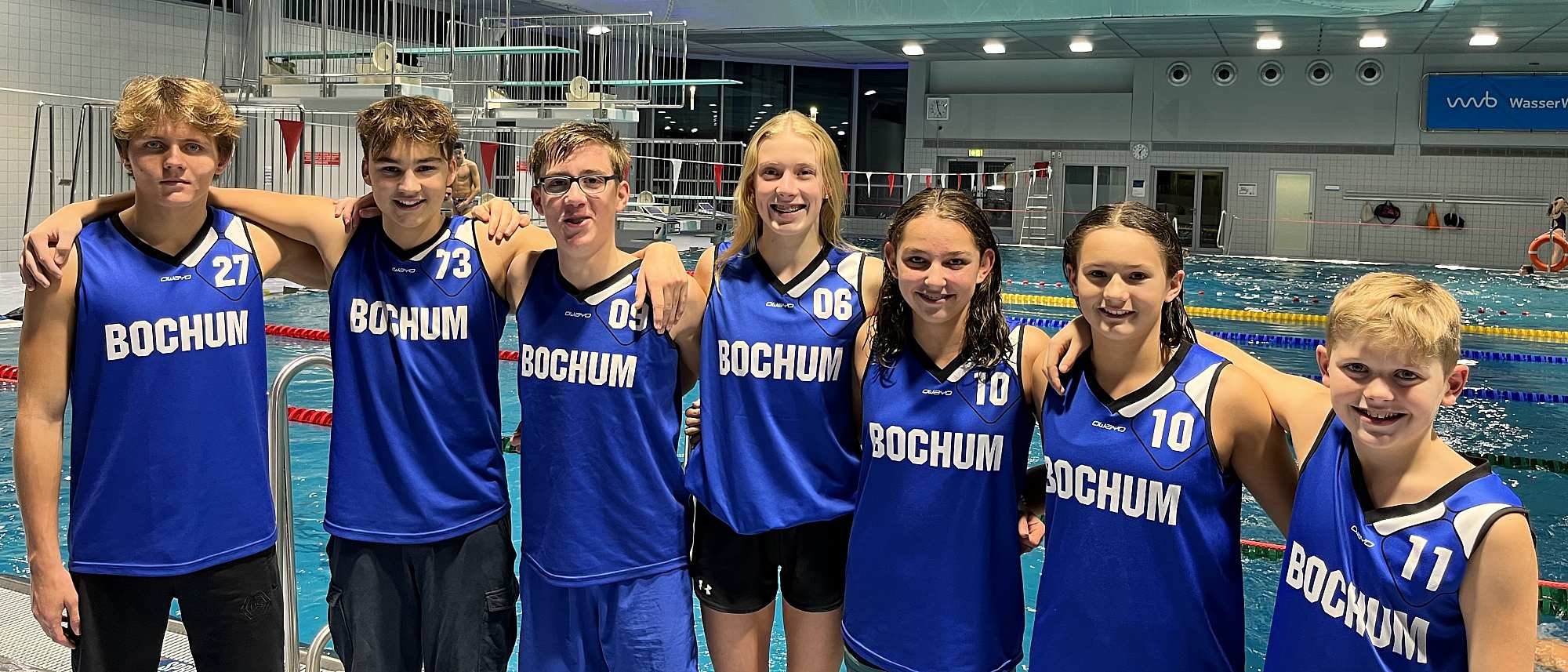 SV Blau-Weiß Bochum 1896 e.V.: 7 Blau-Weiße in DSV- und Landeskader berufen